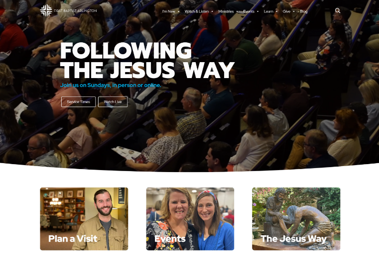 FBCA | Church Web Design Case Study
