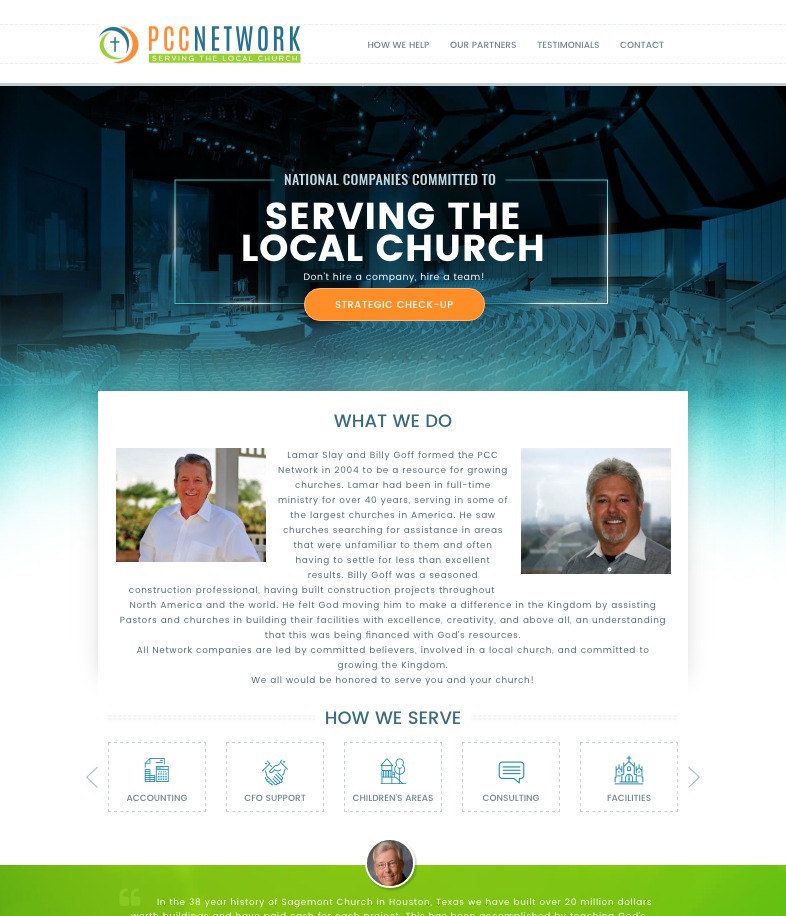 The PCC Network | Website Design by Thrive